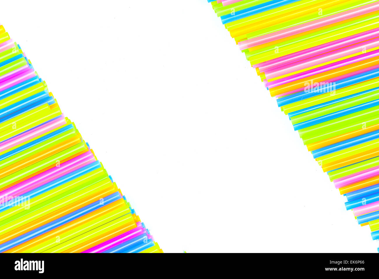 Colorful straw isolated on white background Stock Photo - Alamy