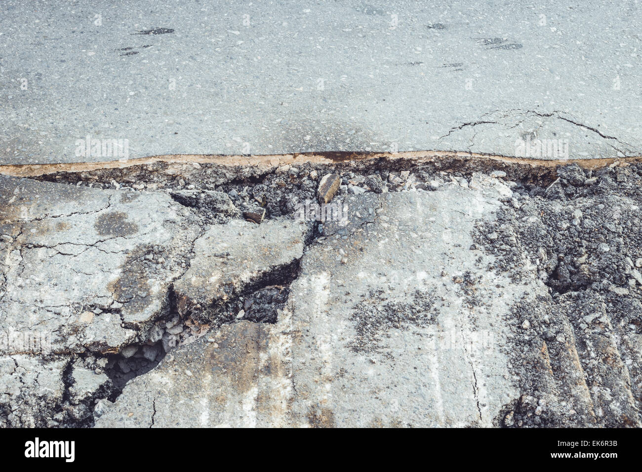 Public Asphalt road under repair Stock Photo - Alamy