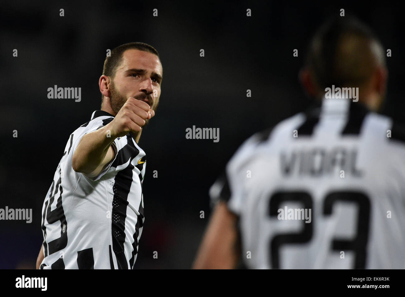 Bonucci celebrates hi-res stock photography and images - Alamy