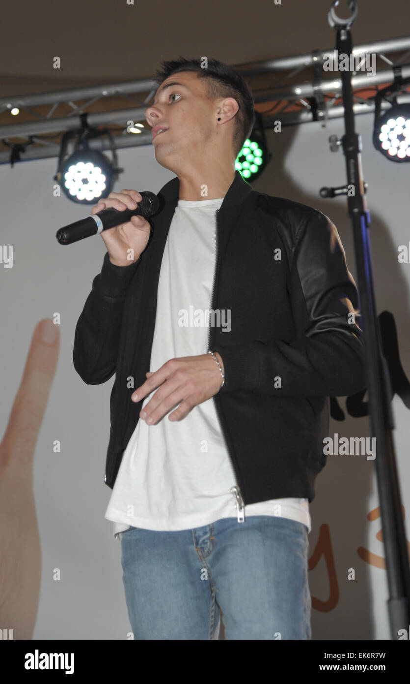 The X Factor' contestant Danny Dearden appears at Merry Hill for '2014 ...