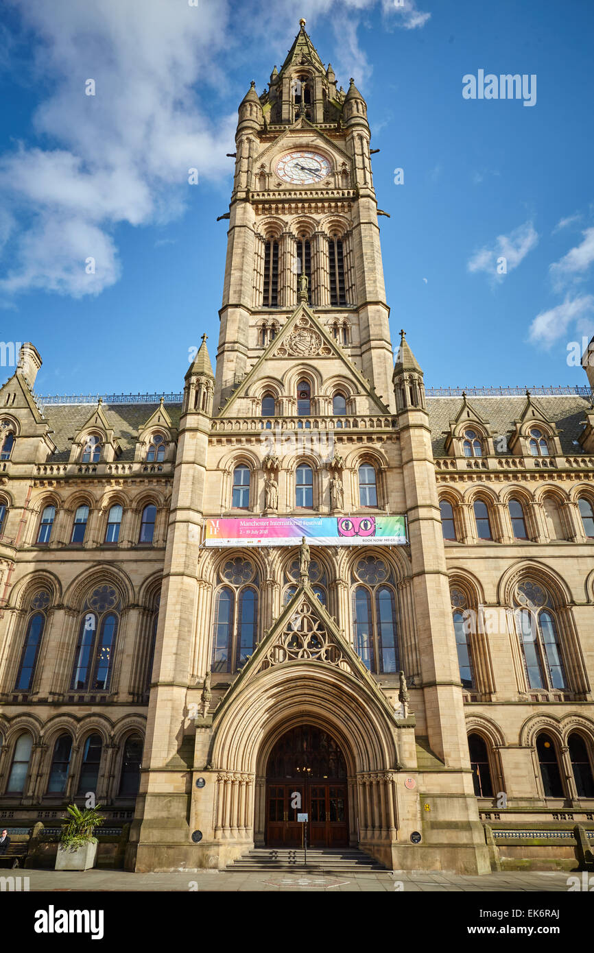 Manchester Town Hall is a Victorian, Neo-gothic municipal building in ...