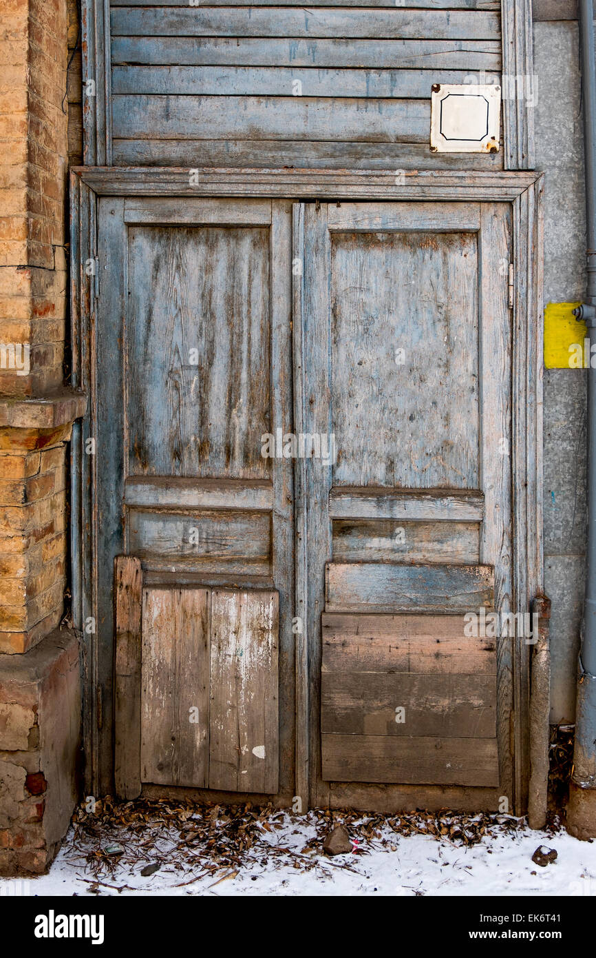 Ruined Wood Doors High Resolution Stock Photography and Images - Alamy