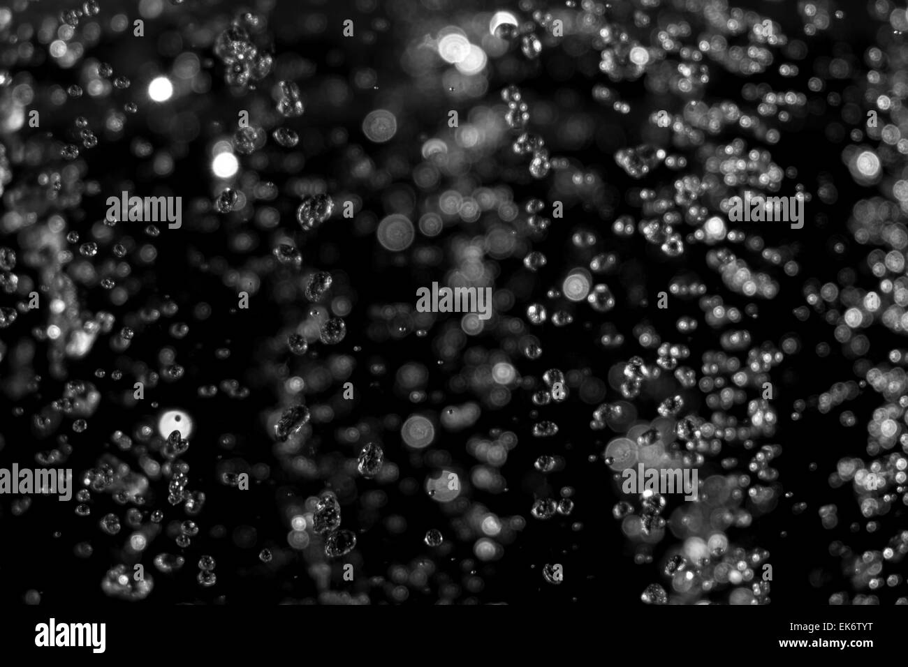 Water drops levitating in the air Stock Photo - Alamy
