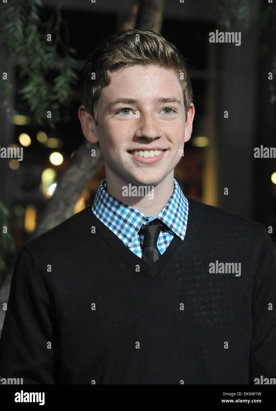 LOS ANGELES, CA - FEBRUARY 6, 2013: Jackson Pace at the world premiere ...