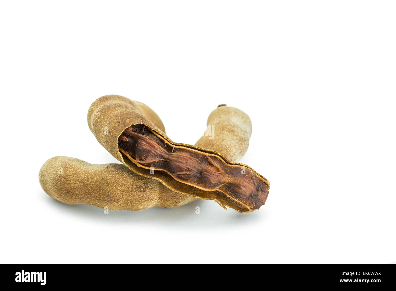 Close up tamarind isolated on white background Stock Photo - Alamy