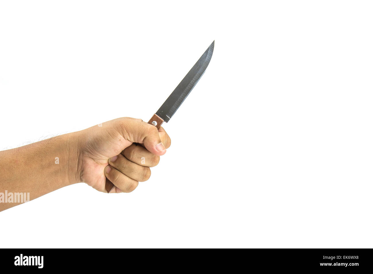 Man With Knife In Hand