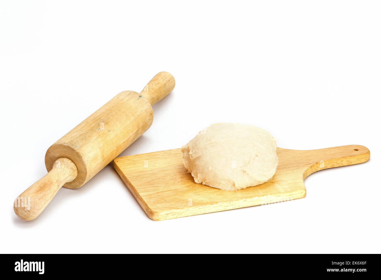 Close up Bread Dough isolated on white background Stock Photo - Alamy