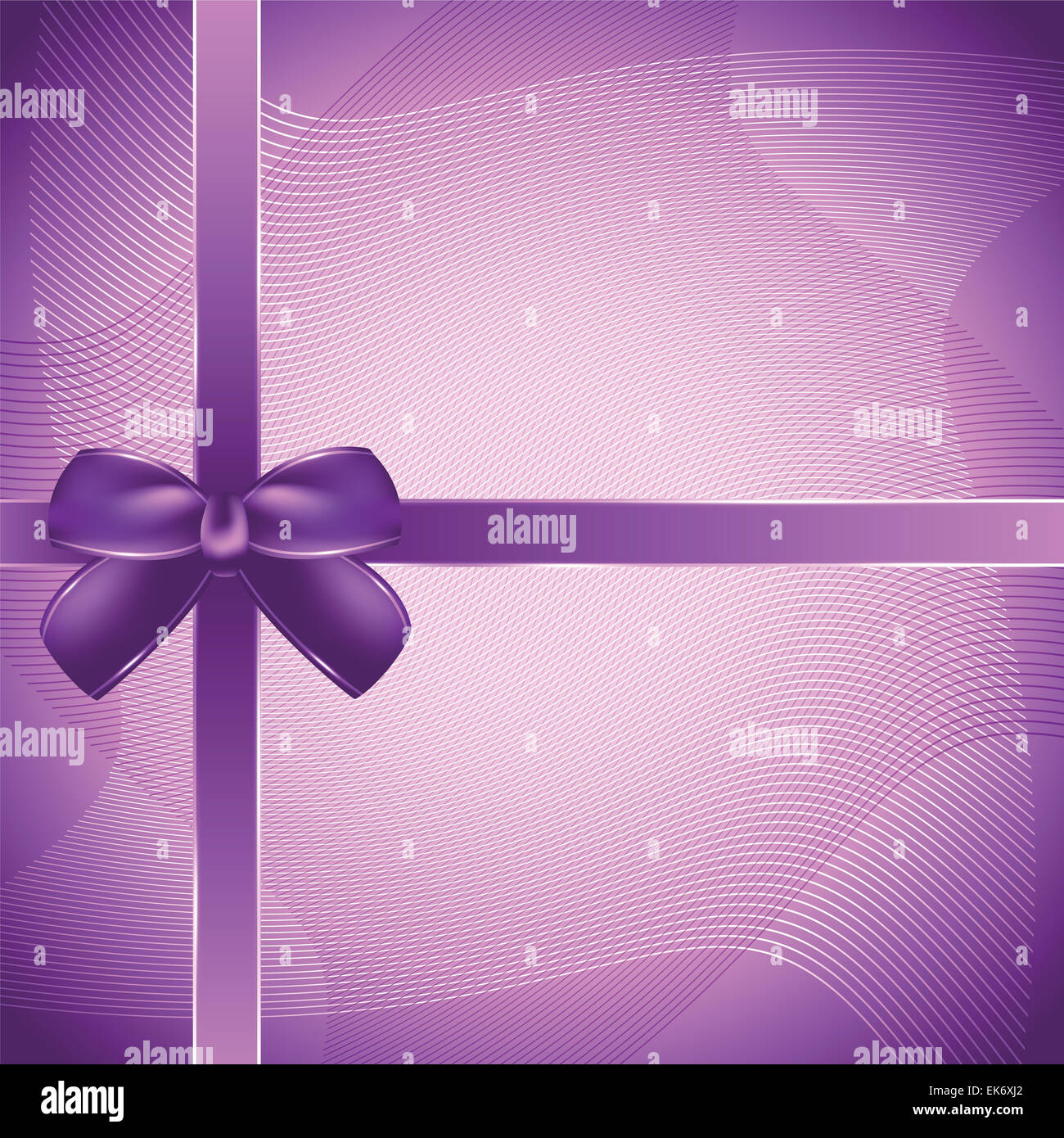 Cover of the present box violet background Stock Photo - Alamy