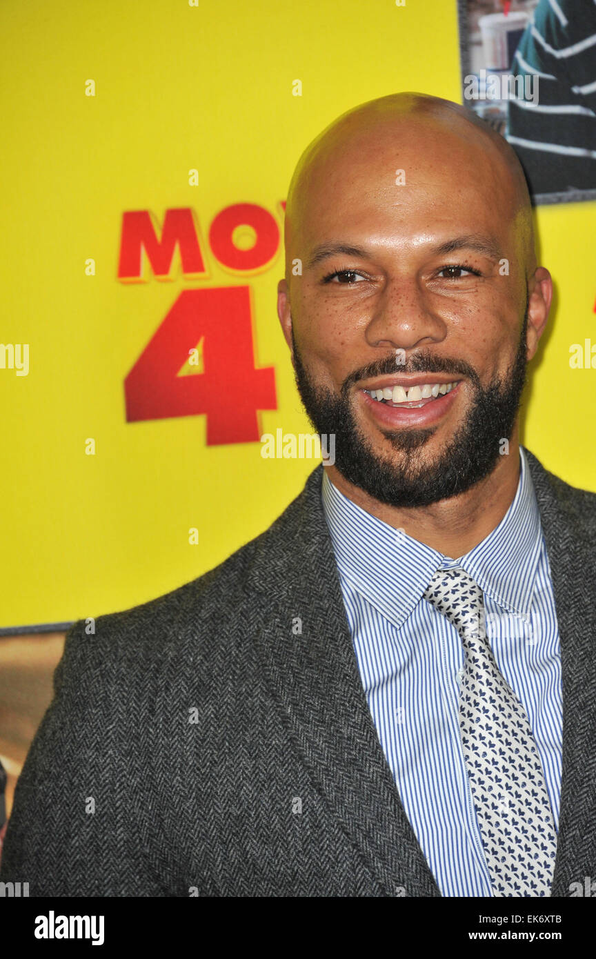 LOS ANGELES, CA - JANUARY 23, 2013: Common at the Los Angeles premiere ...
