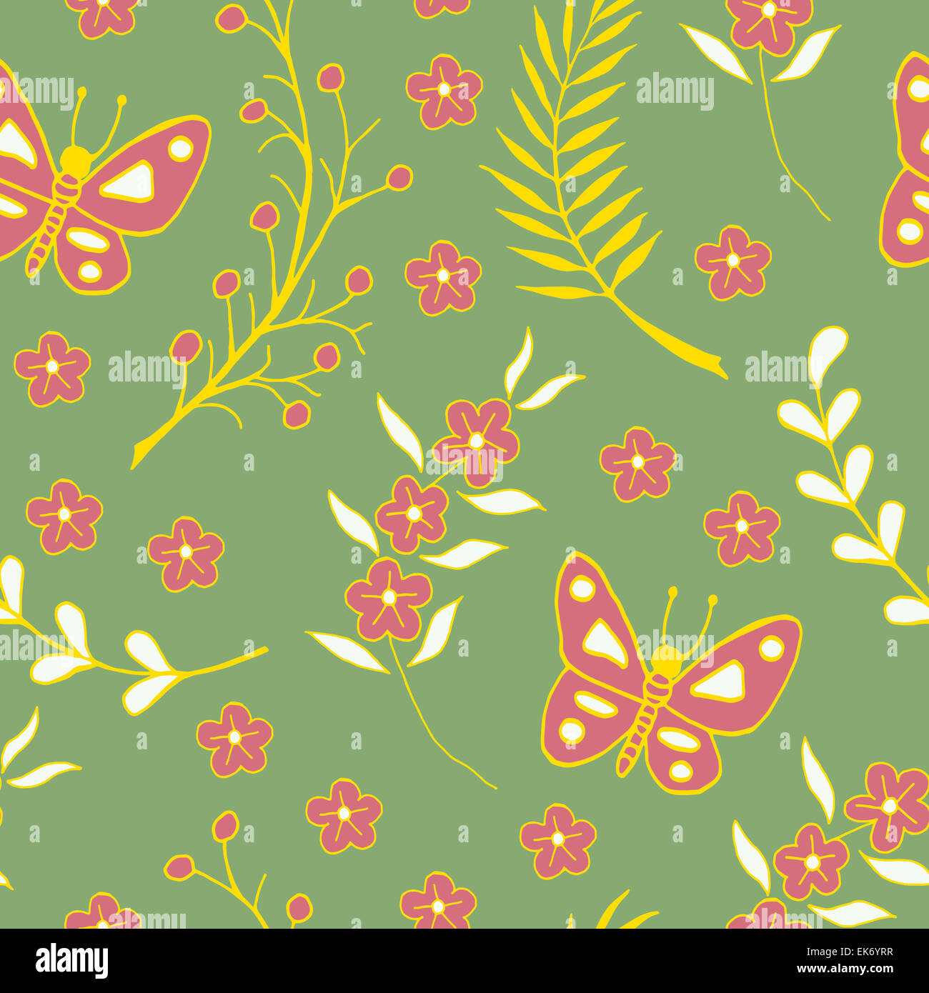 Beautiful spring pattern Stock Photo - Alamy