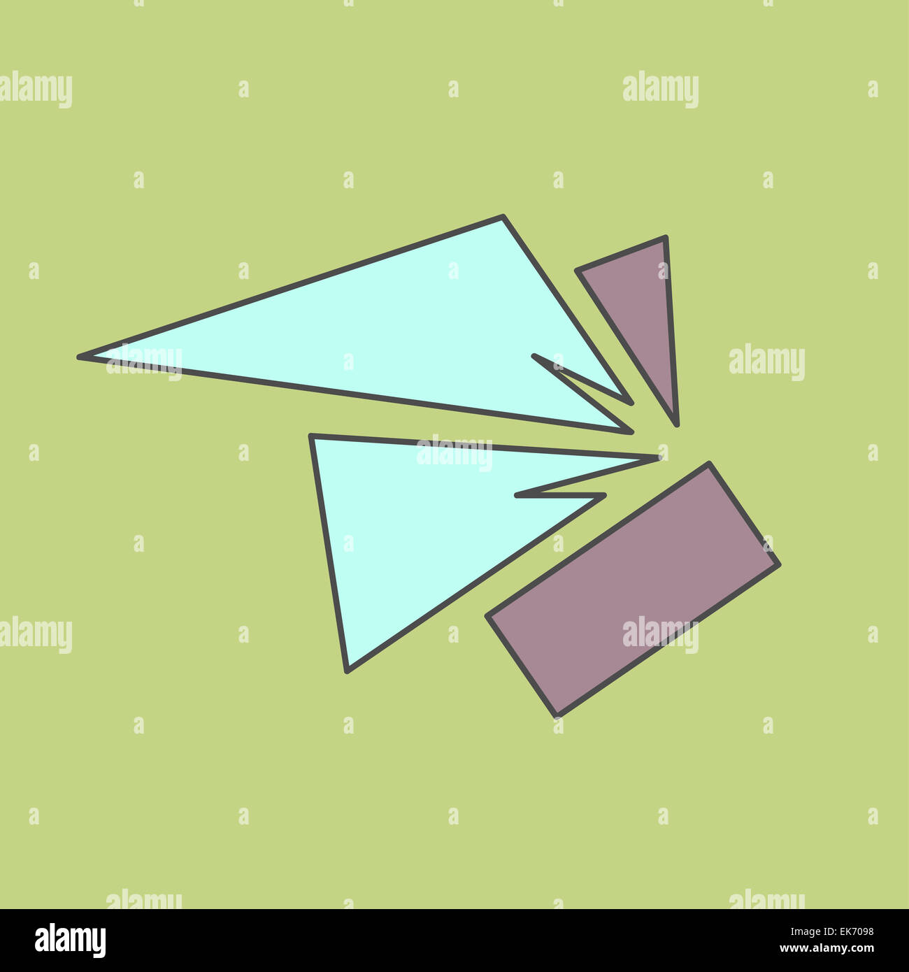 Logo triangles hi-res stock photography and images - Alamy