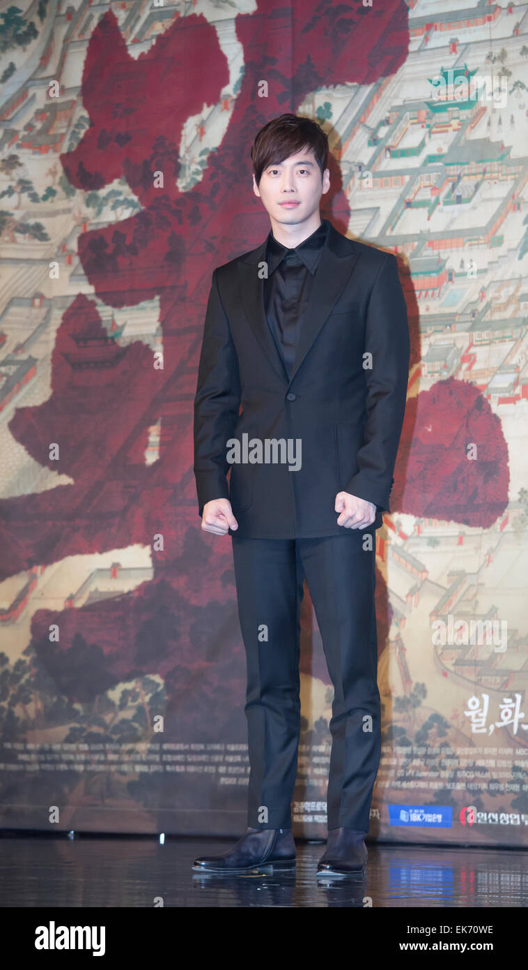 Kim Jae-Won, Apr 07, 2015 : South Korean actor Kim Jae-won attends a ...