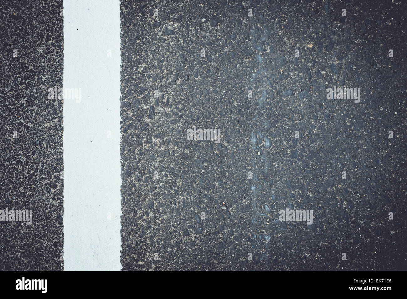 Asphalt road texture with white stripe Stock Photo - Alamy