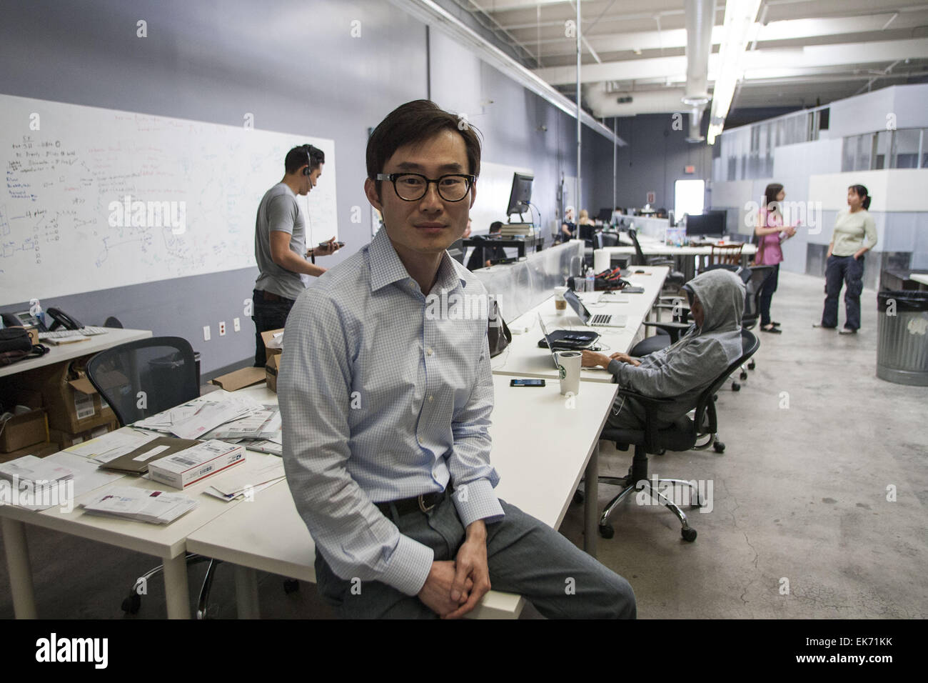 Los Angeles, California, USA. 31st Mar, 2015. William Hsu, co-founder ...