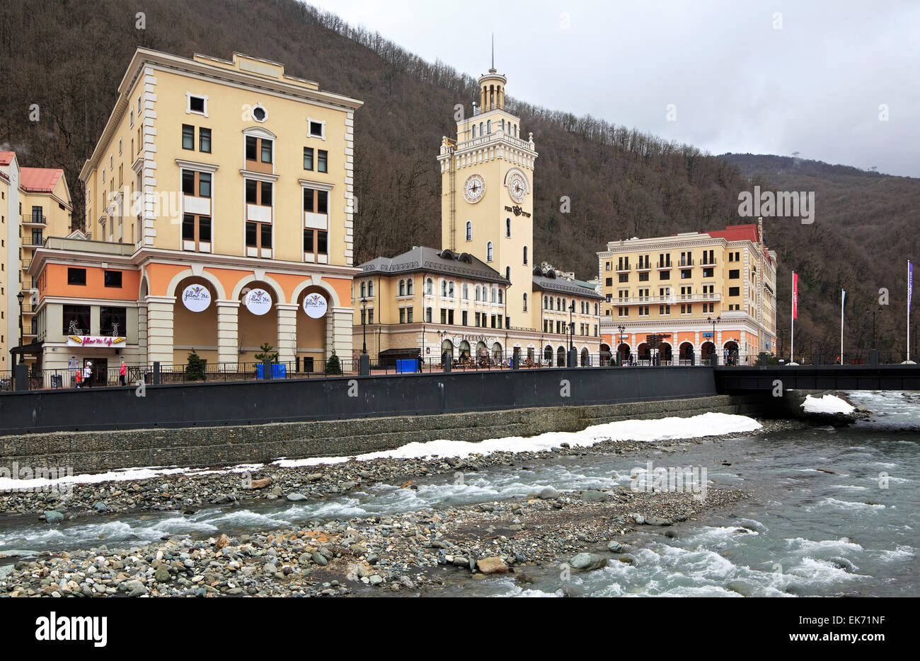 Rosa Khutor Alpine Resort Stock Photo - Alamy