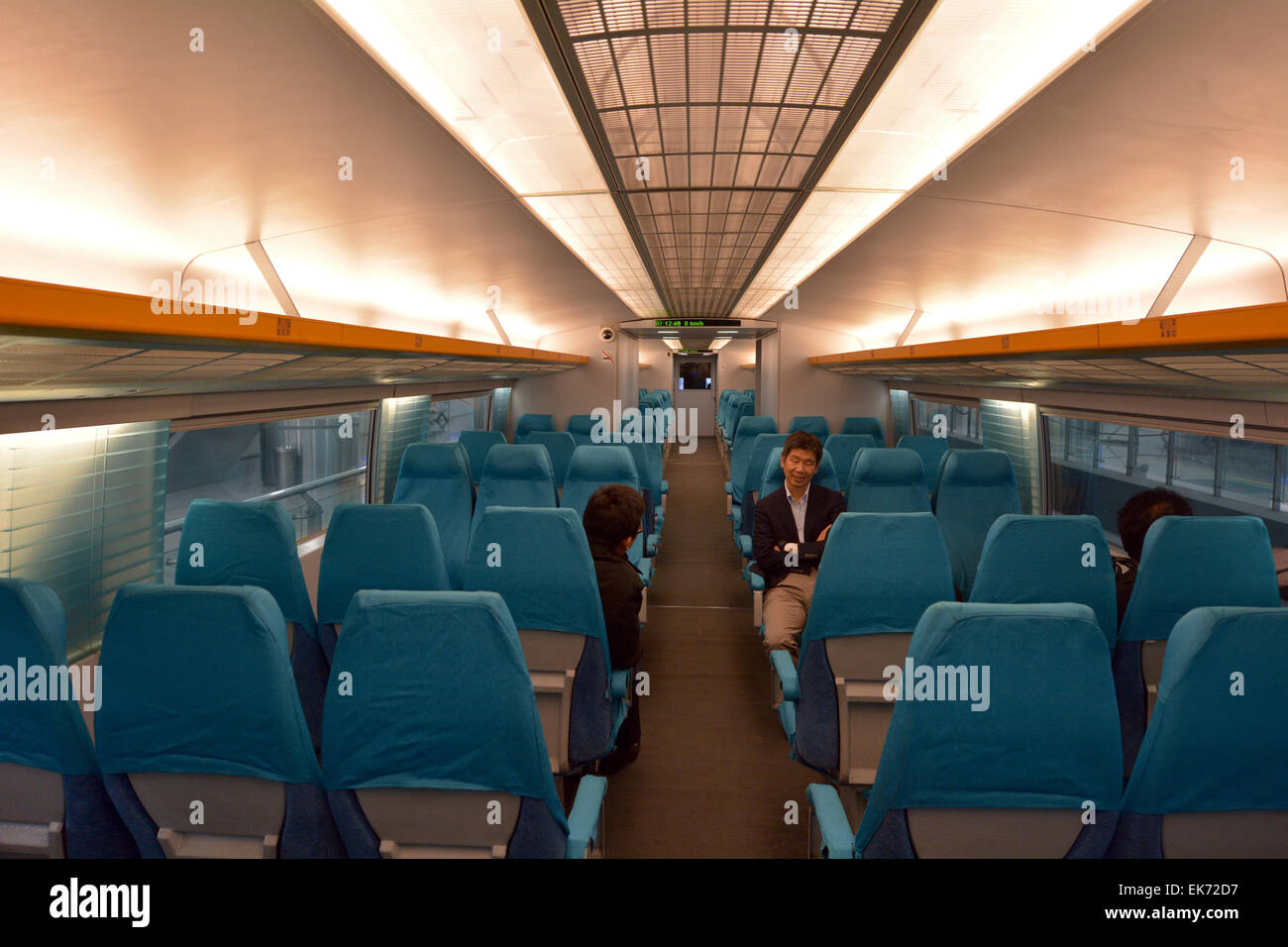 Interior Of Shanghai Maglev Train High Resolution Stock Photography and ...
