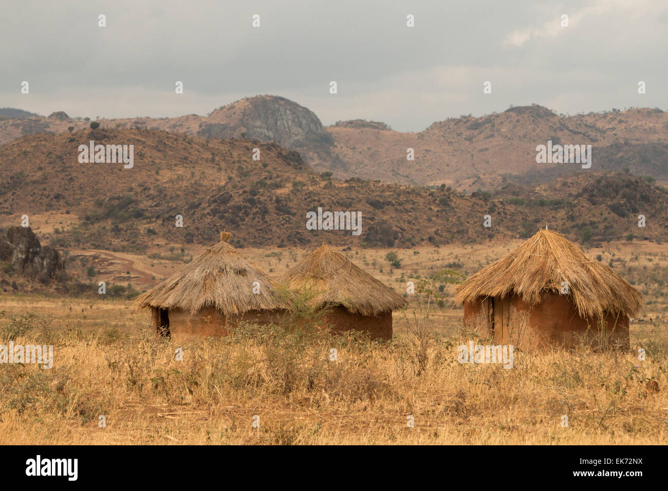 Landscape near Kapedo Village, Kaabong District - Karamoja, Uganda ...