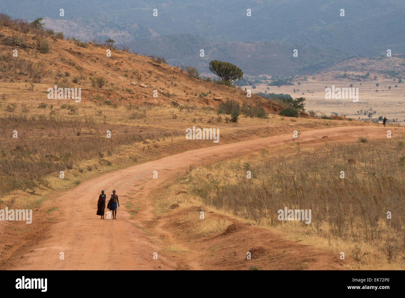 Landscape near Kapedo Village, Kaabong District - Karamoja, Uganda ...