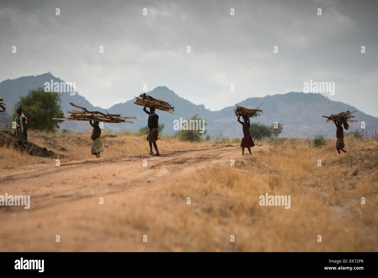 Landscape near Kapedo Village, Kaabong District - Karamoja, Uganda ...