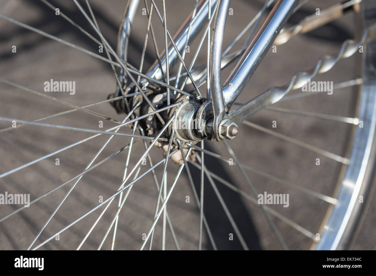 Bike wheel axle motion hi-res stock photography and images - Alamy