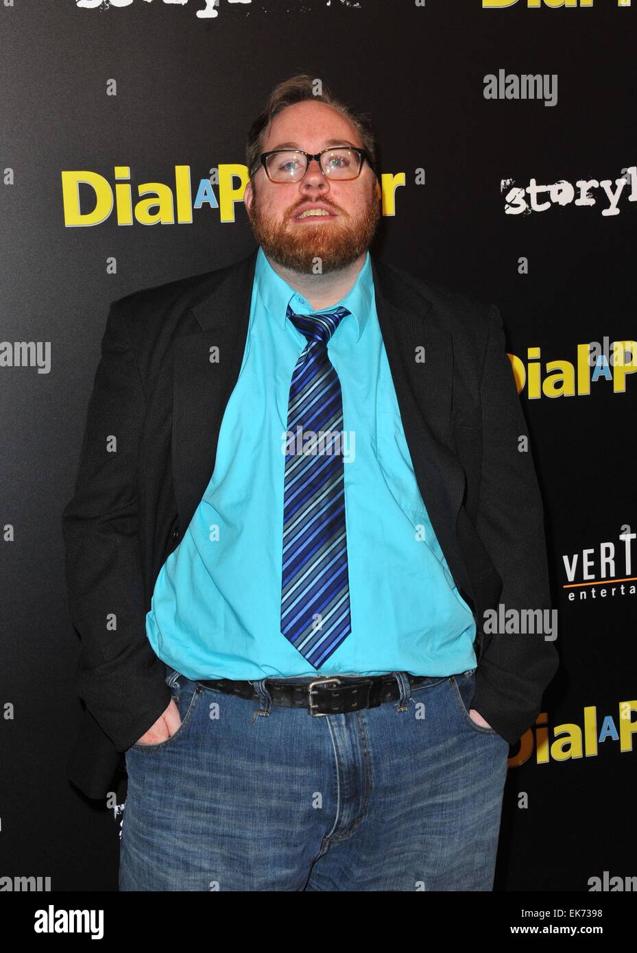 Los Angeles, CA, USA. 7th Apr, 2015. Aral Gribble at arrivals for DIAL ...