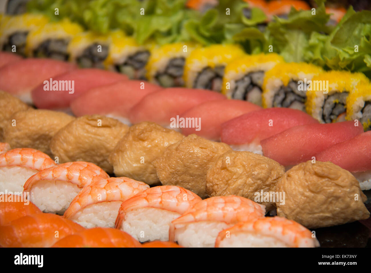 A sushi background Stock Photo - Alamy