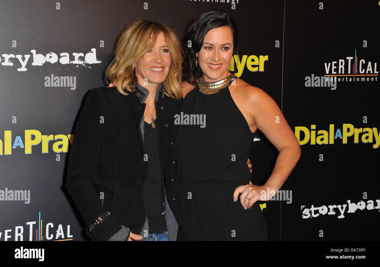 Los Angeles, CA, USA. 7th Apr, 2015. Felicity Huffman, Maggie Kiley at ...
