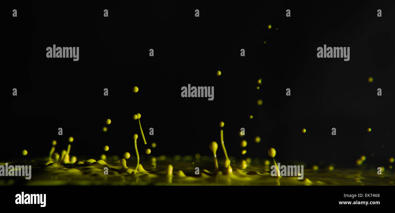 Yellow color paint hi-res stock photography and images - Alamy