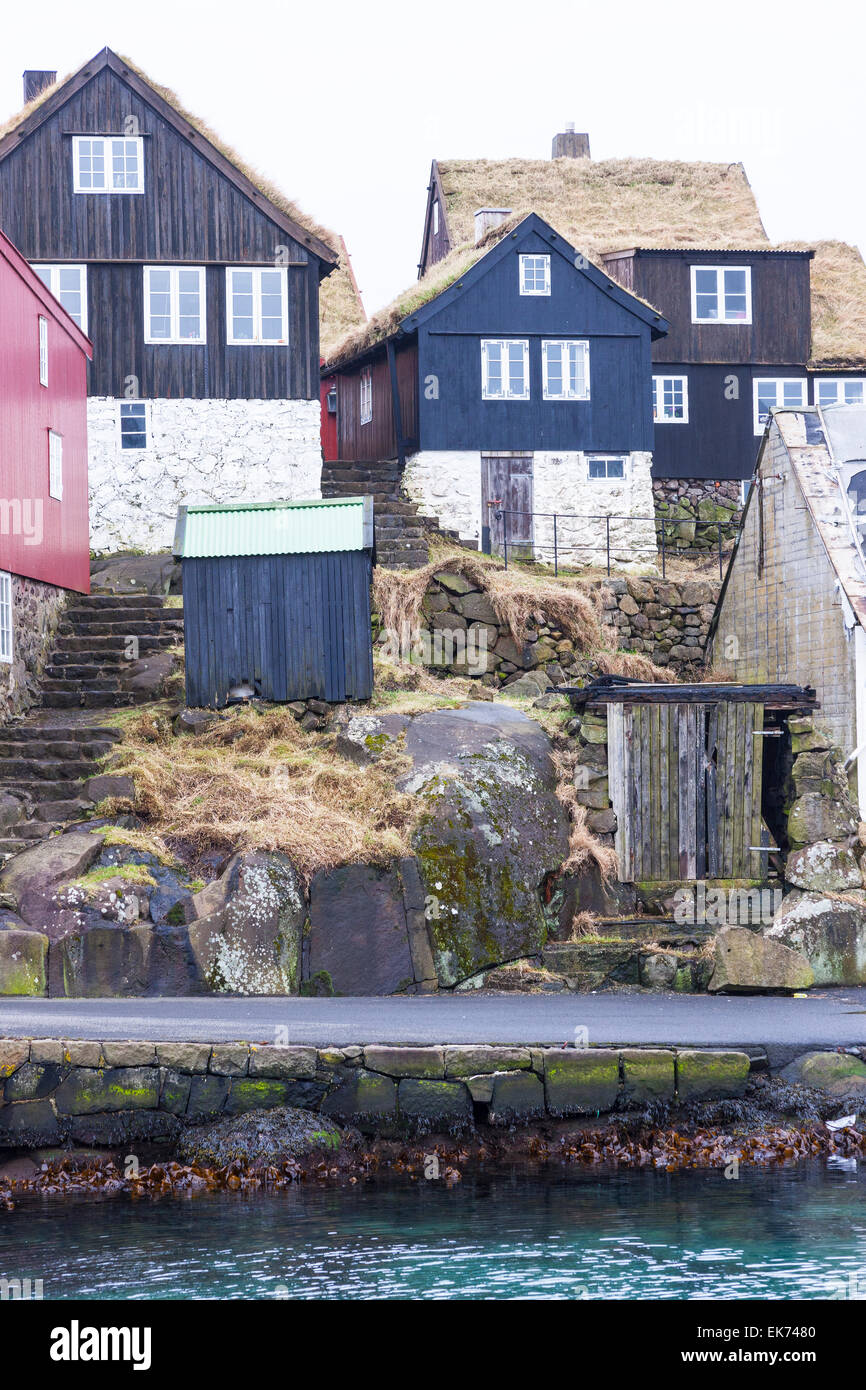 Tinganes peninsula the oldest part of the Faroe's islands capital ...