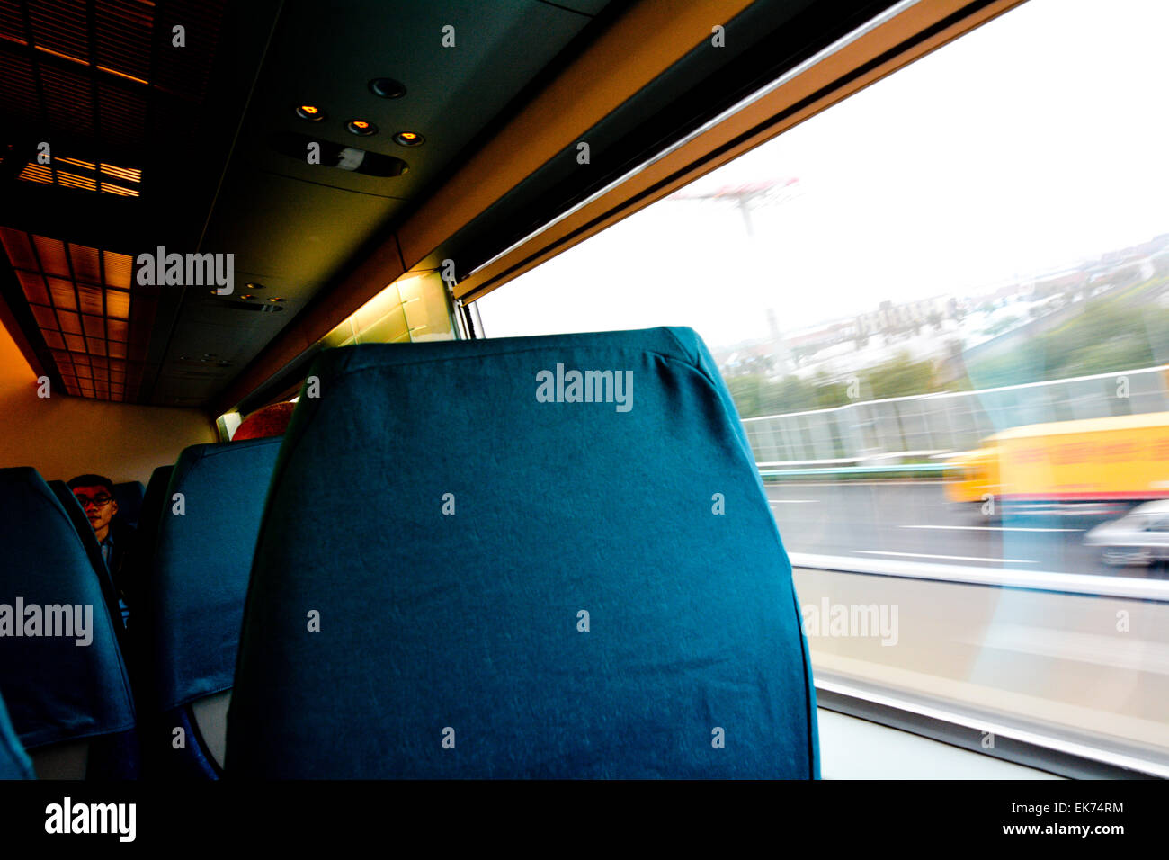 Interior Of Shanghai Maglev Train High Resolution Stock Photography and ...