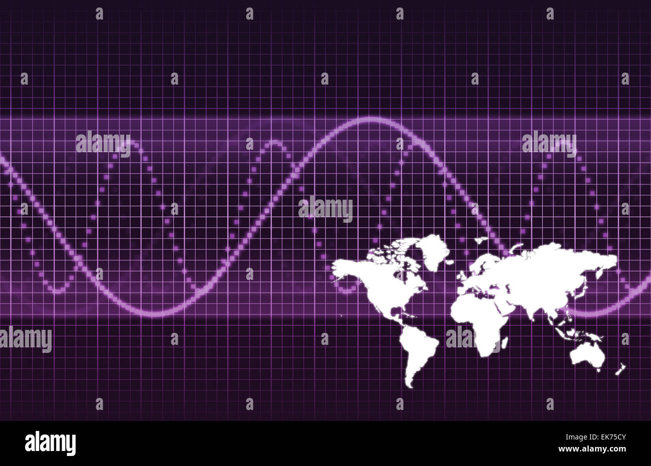 Purple Corporate Worldwide Expansion Stock Photo - Alamy
