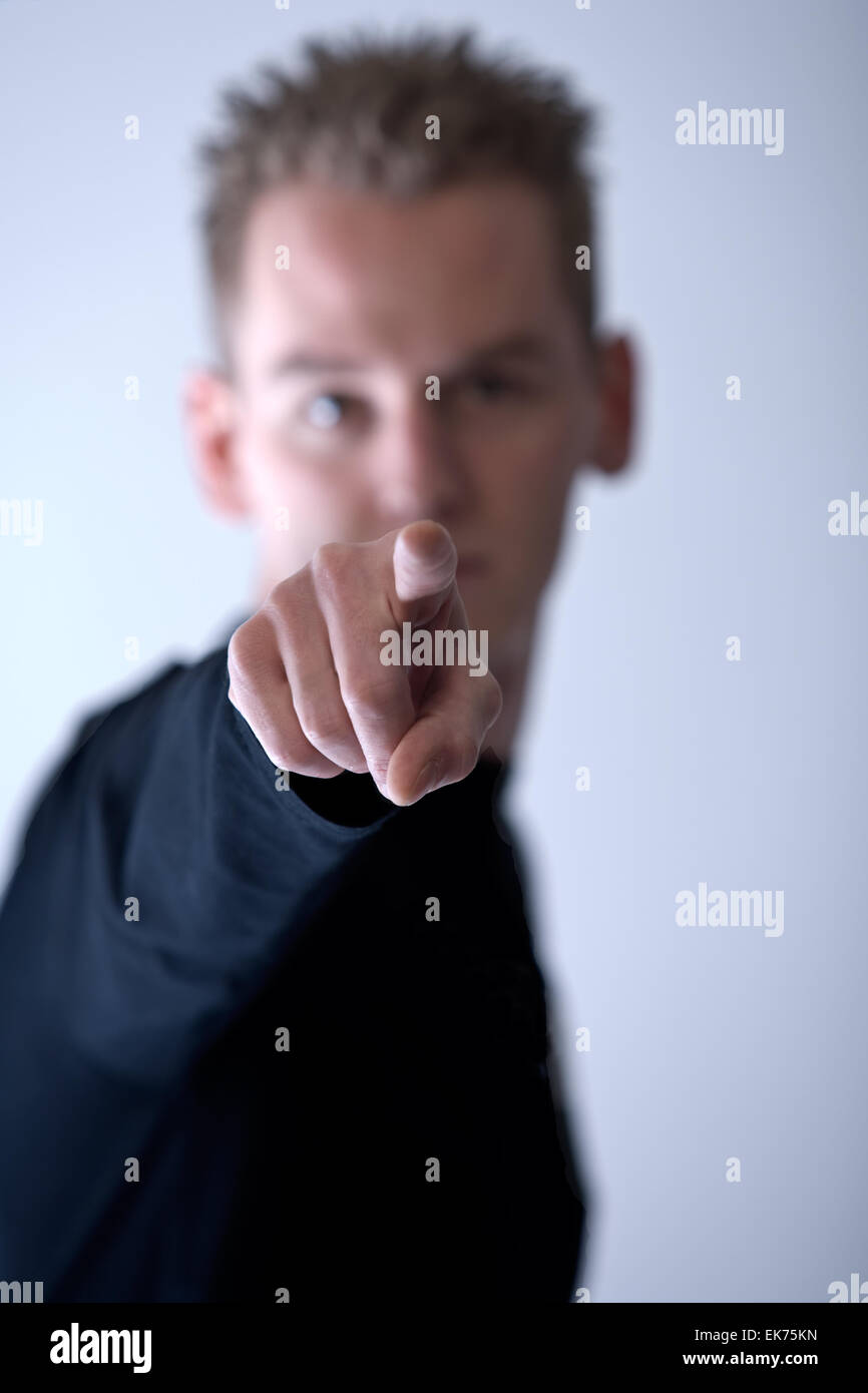 Point pose hi-res stock photography and images - Alamy