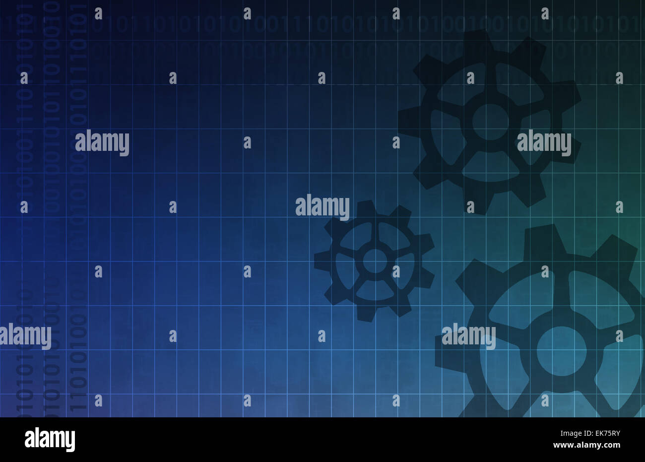 Cog blueprint background gear hi-res stock photography and images - Alamy