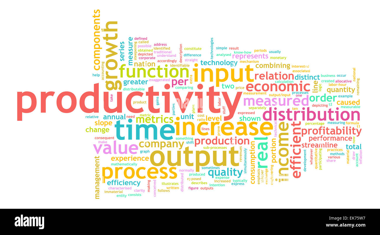 Output input productivity hi-res stock photography and images - Alamy
