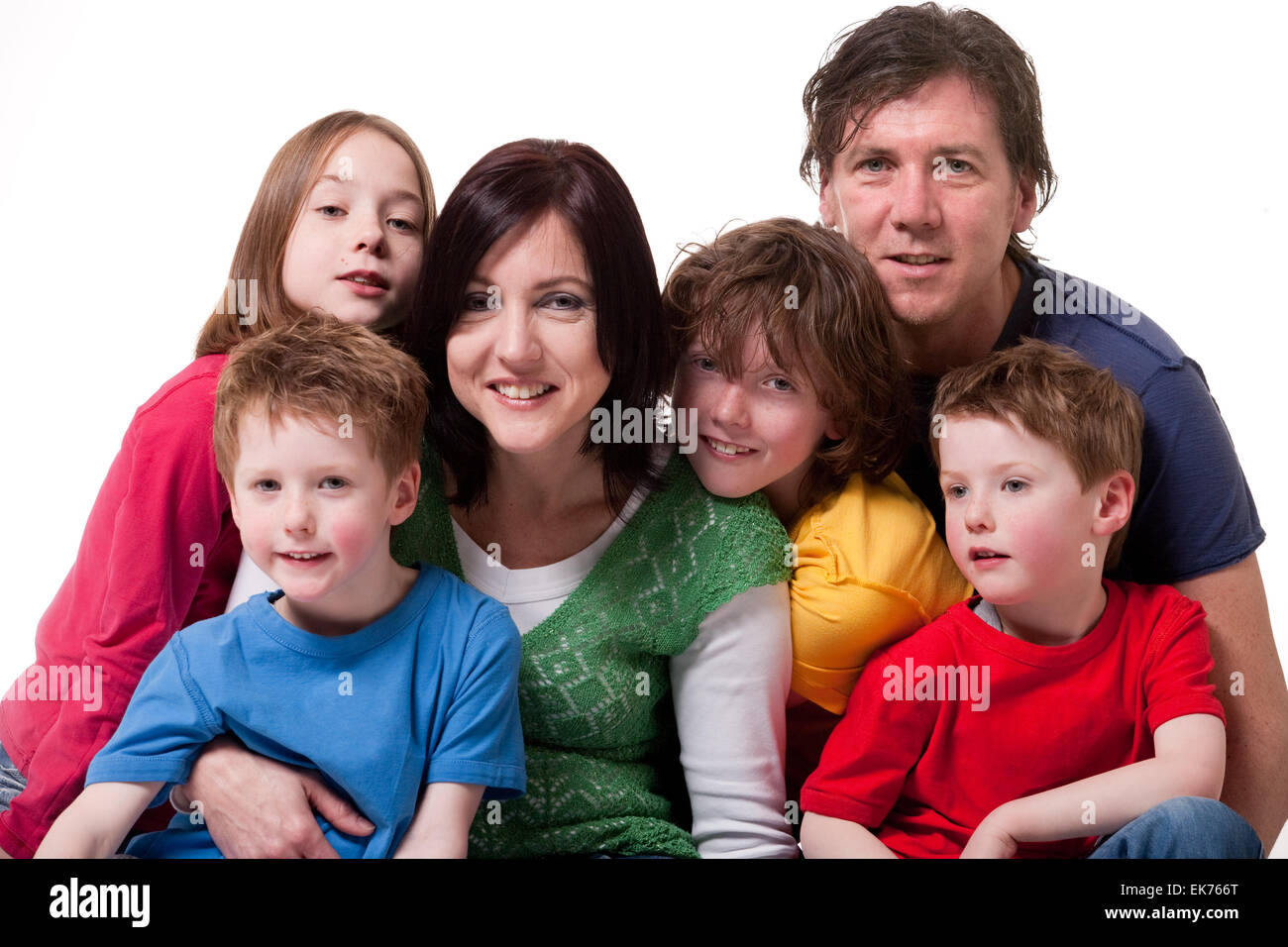 Big family Portrait Stock Photo - Alamy