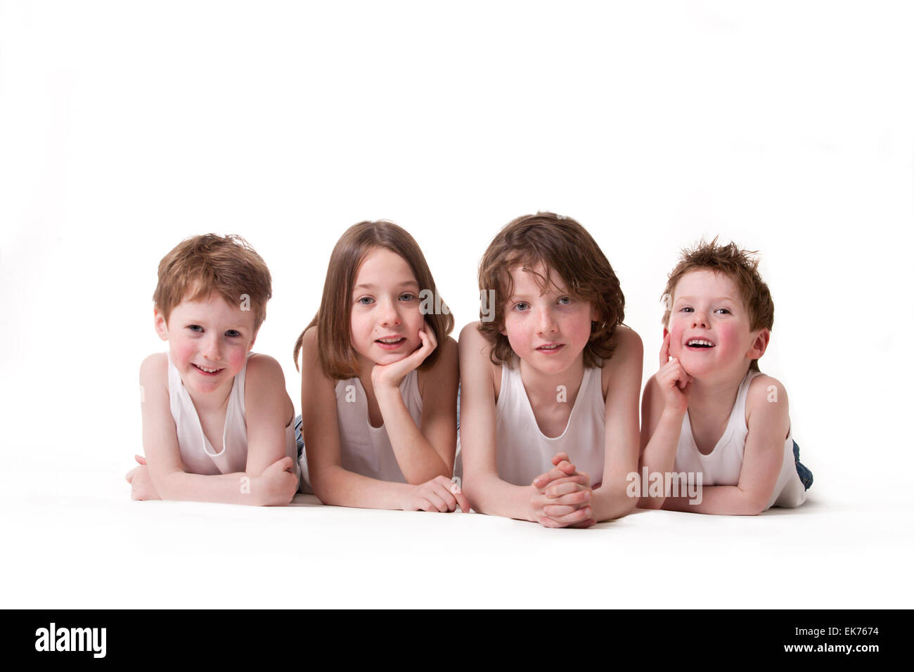 4 cute children Stock Photo - Alamy