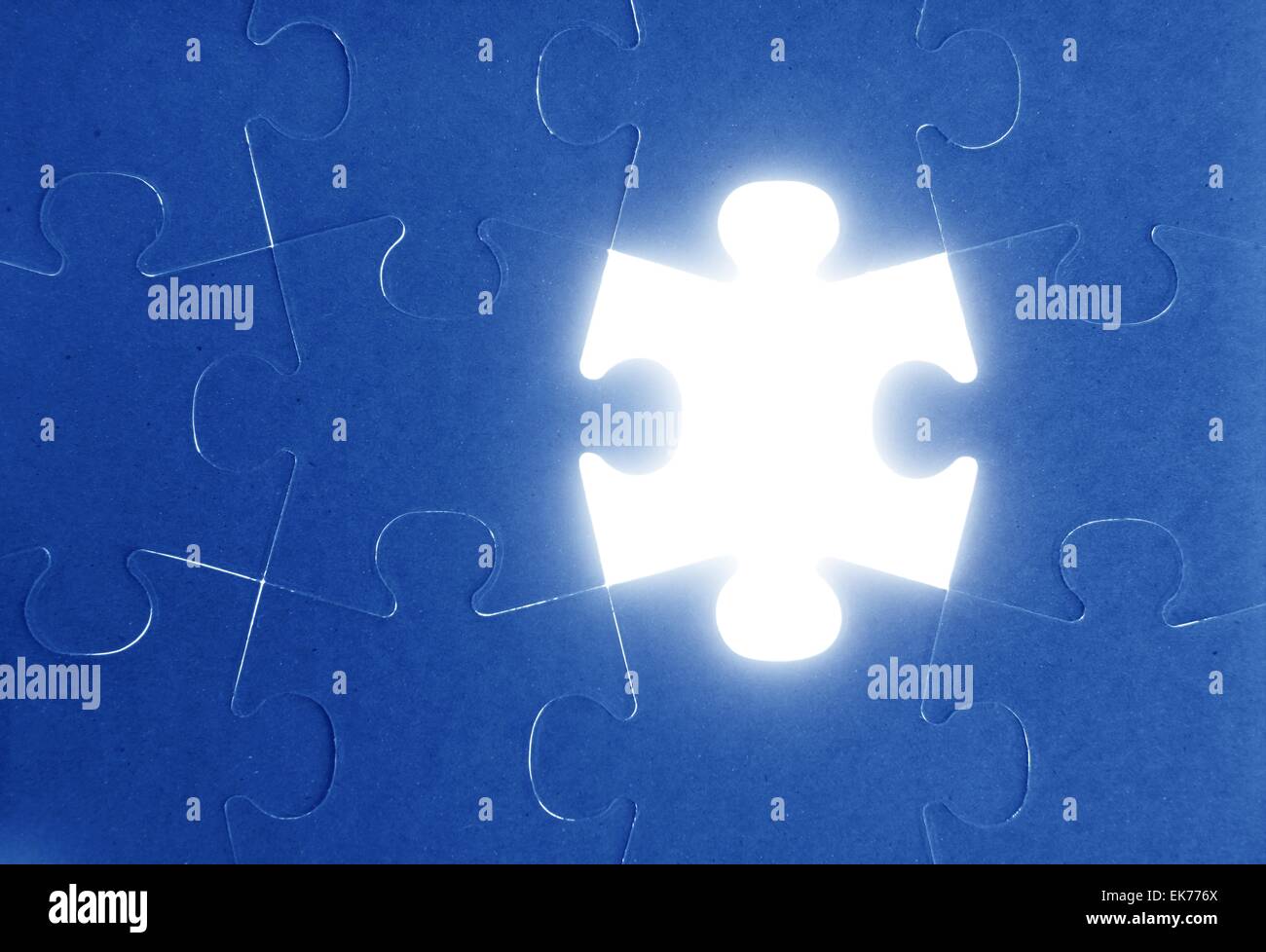 puzzle, communication teamwork metaphor Stock Photo - Alamy