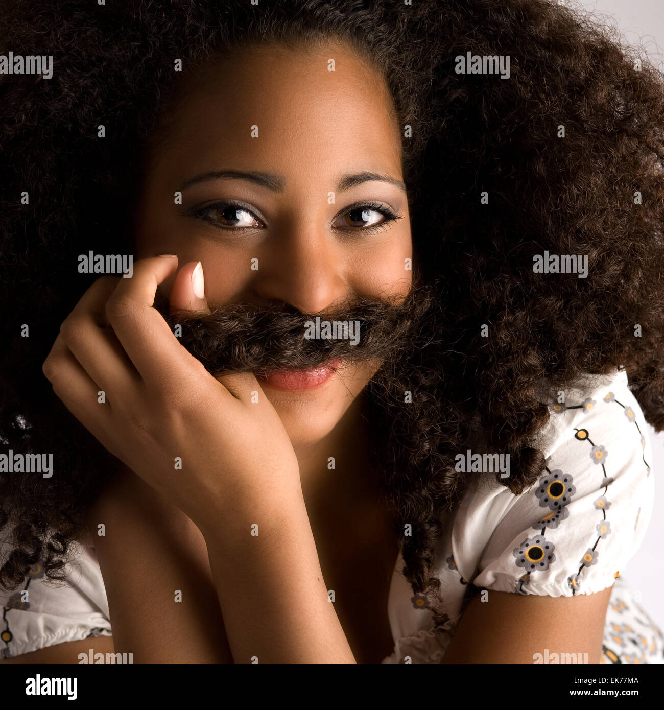 Cute african woman Stock Photo - Alamy