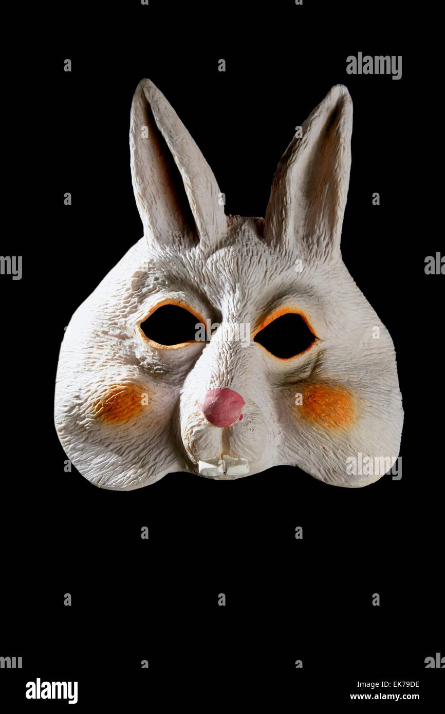 bunny rabbit funny mask Stock Photo - Alamy