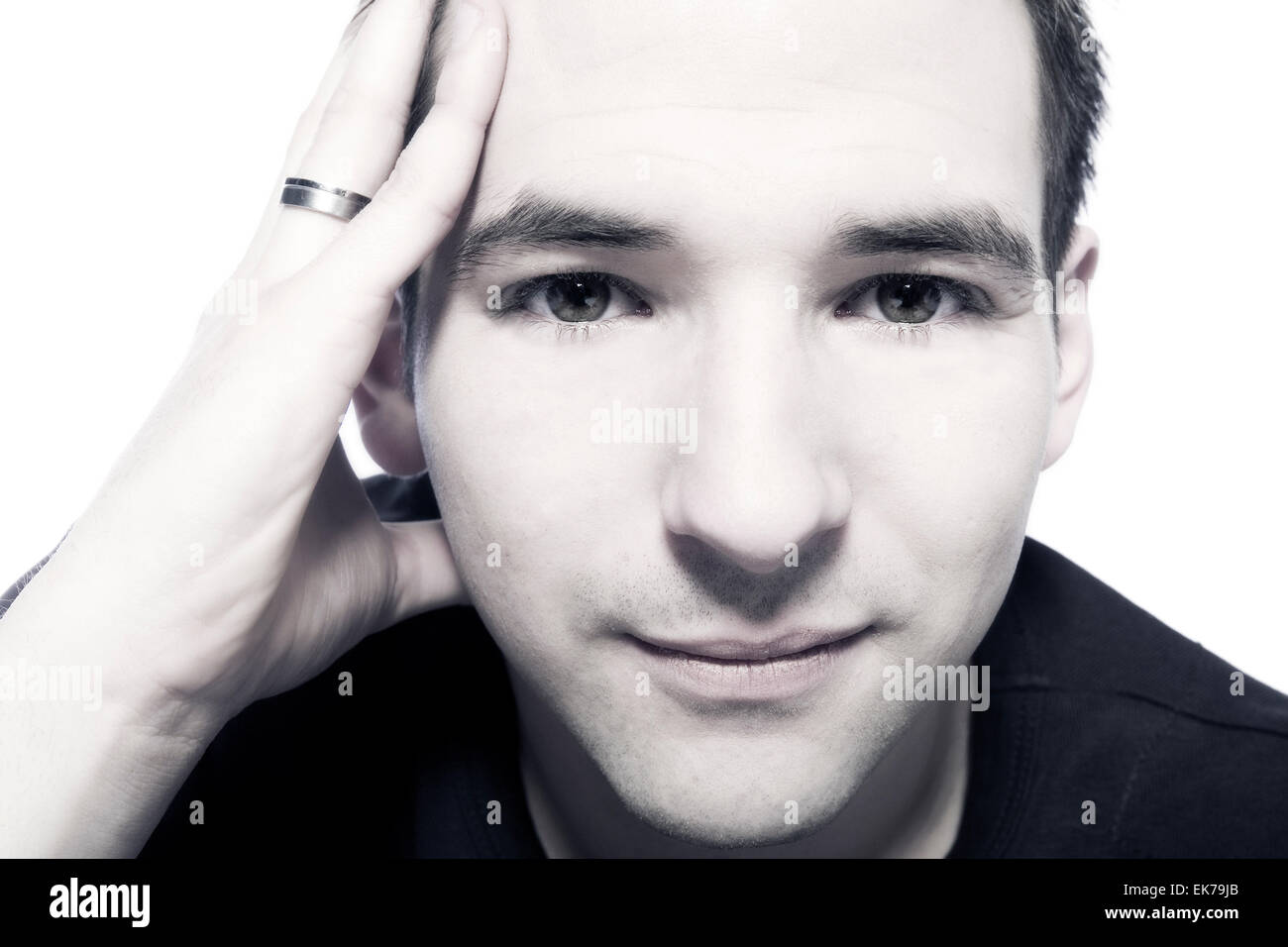 Portrait of an expressive man Stock Photo - Alamy