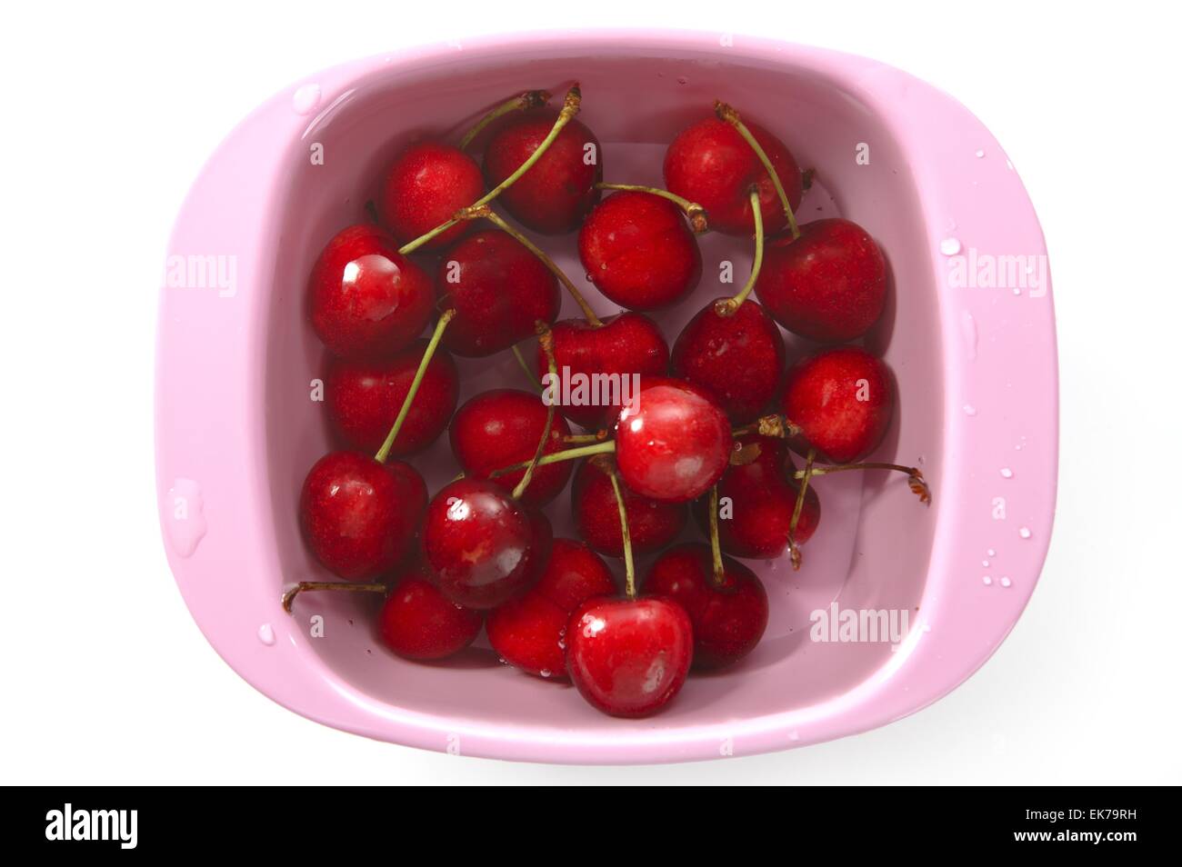 Cherry red fruits texture Stock Photo - Alamy