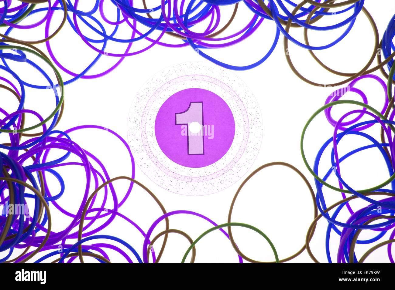 colorful texture of rubber bands Stock Photo - Alamy