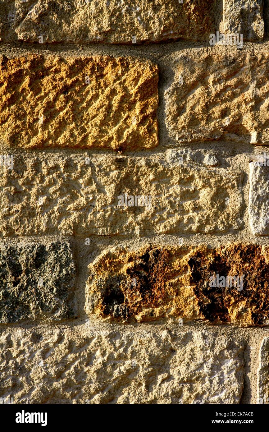 Masonry in Spain, old stone walls Stock Photo - Alamy