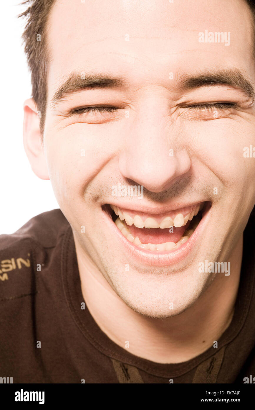 Portrait of an expressive man Stock Photo - Alamy