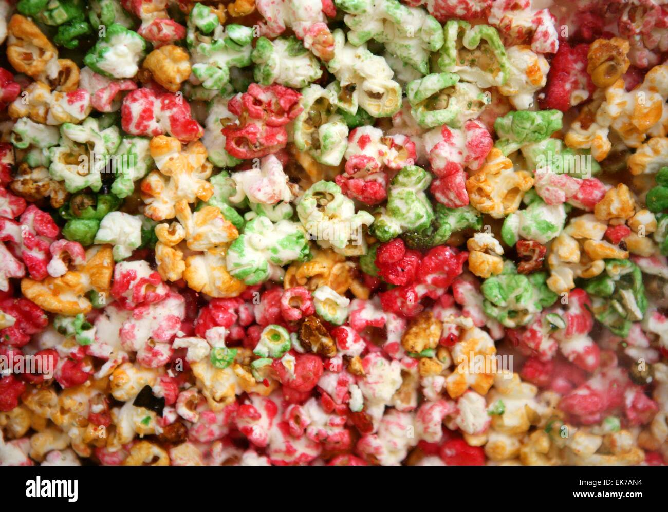 multi color, sweet pop corn macro Stock Photo - Alamy