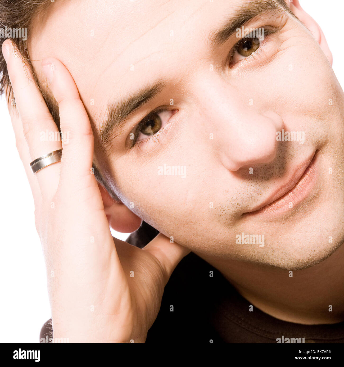 Portrait of an expressive man Stock Photo - Alamy