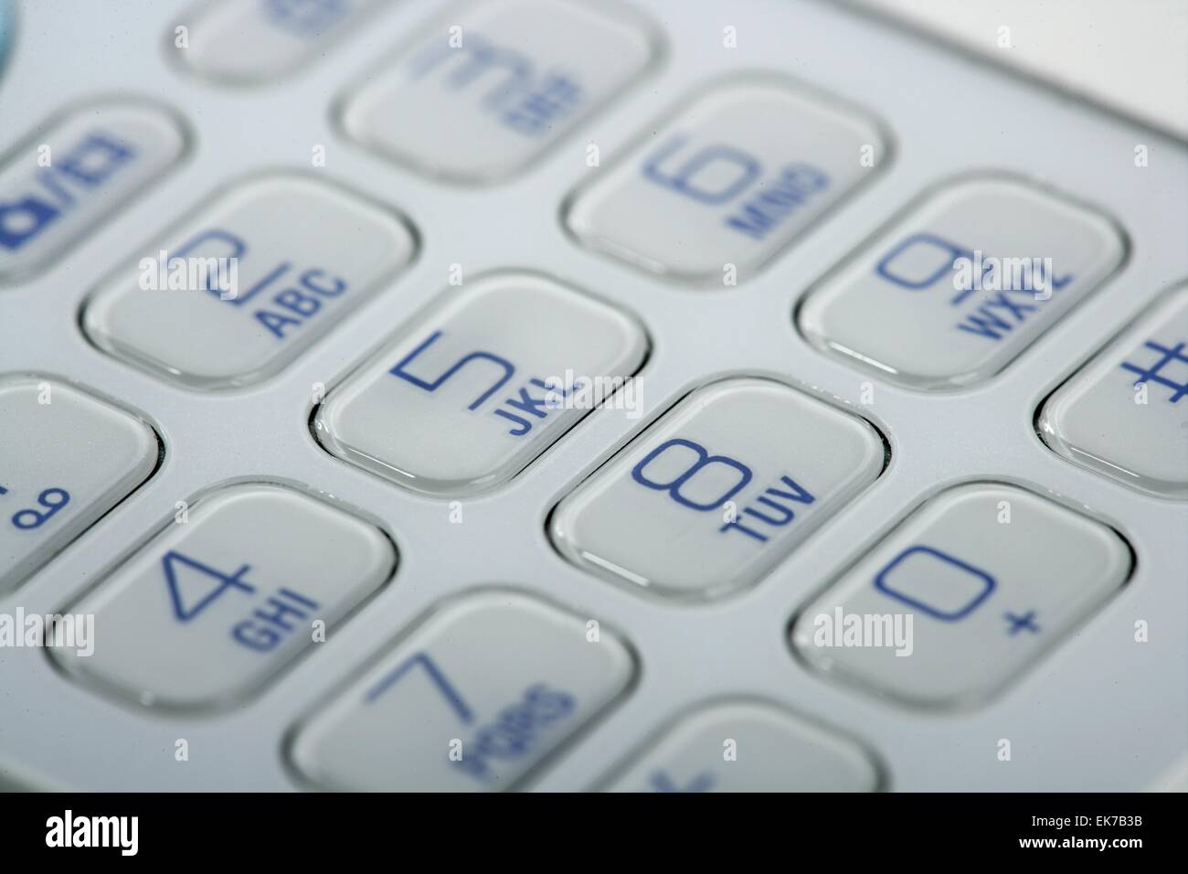 Mobile phone macro keyboard detail Stock Photo - Alamy