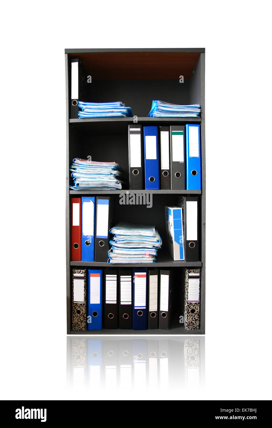 Rack with documents Stock Photo - Alamy