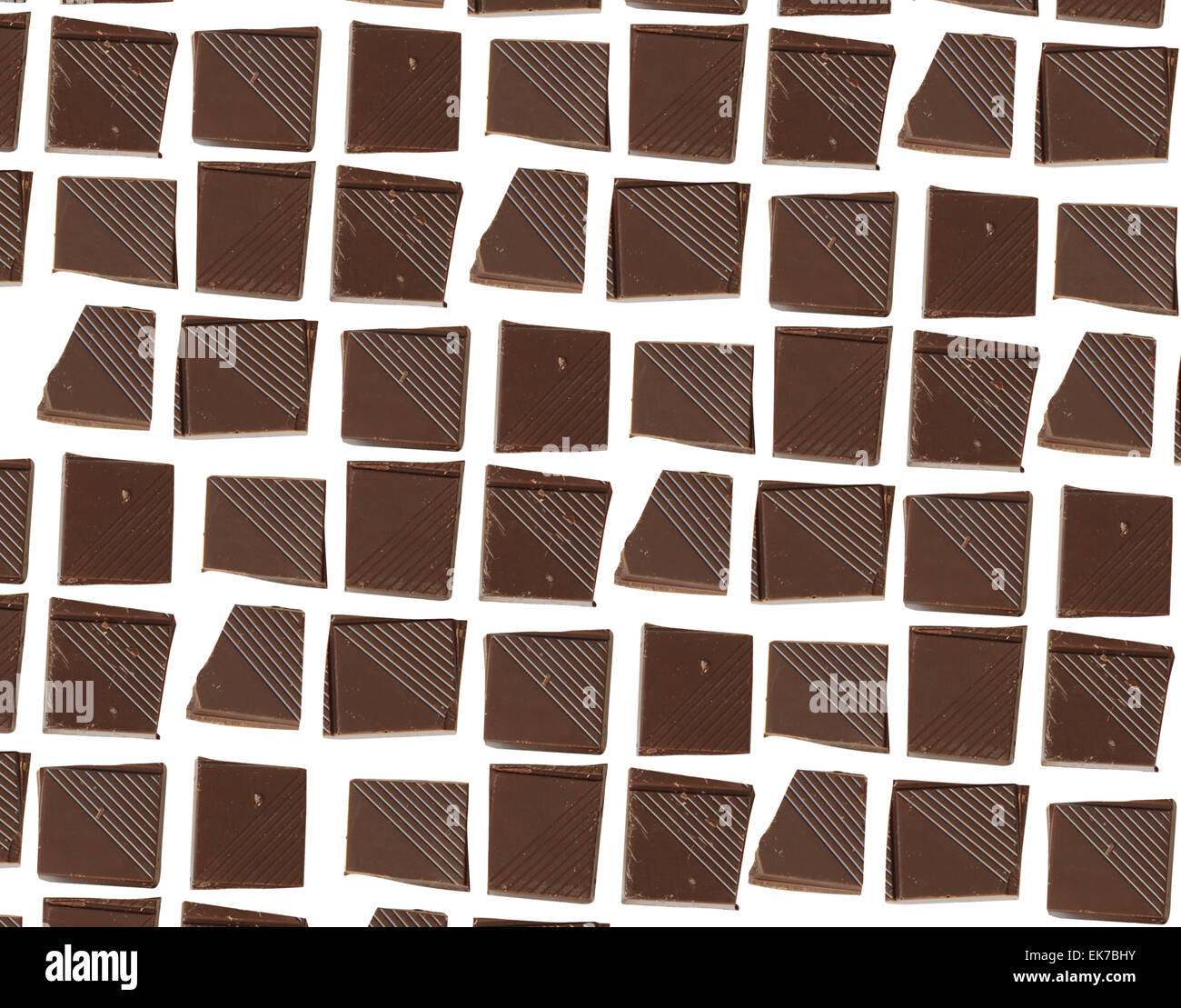 Chocolate pieces background for your design Stock Photo - Alamy