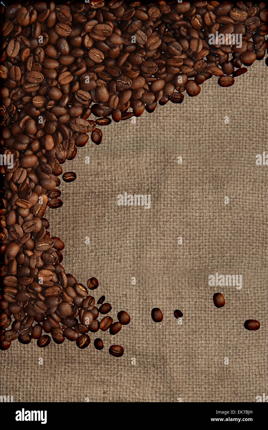 Coffee beans background Stock Photo - Alamy